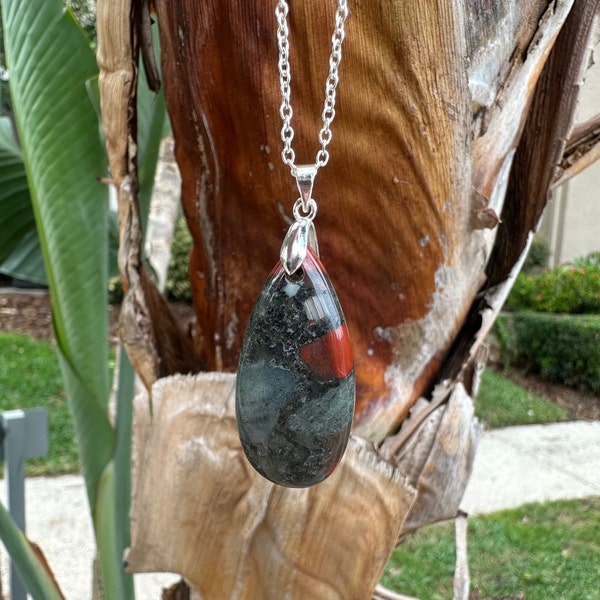 Genuine Bloodstone Jewelry - Etsy