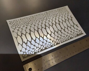 Snake Skin Stencil | Etsy