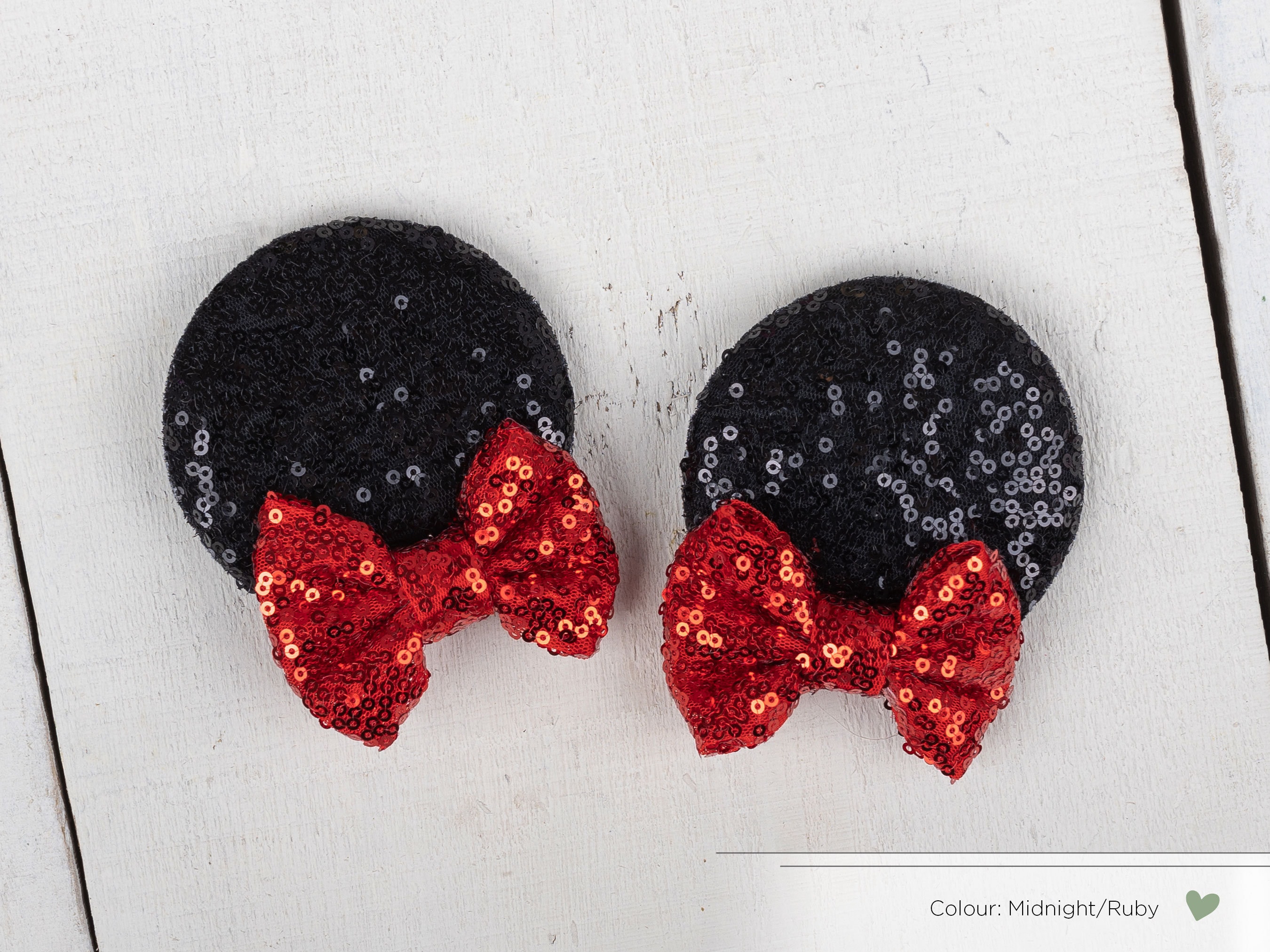 Mouse Ears Hair Clips, Sequin Minnie Hair Clips, Oh Twodles Birthday ...