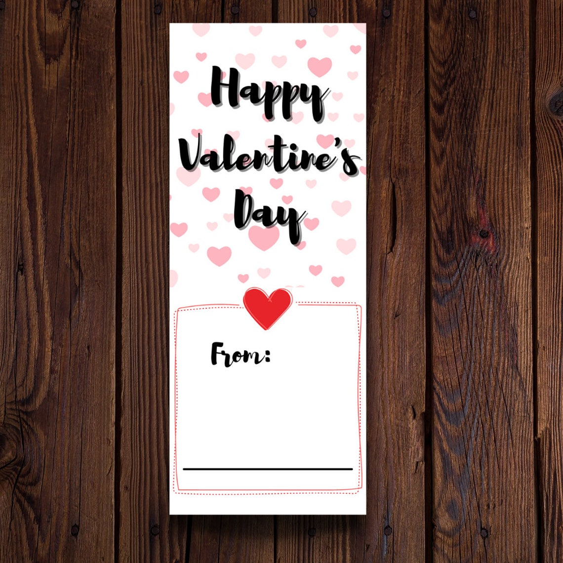 Cute Simple Printable Valentine's Day Cards for Kids, Printable ...