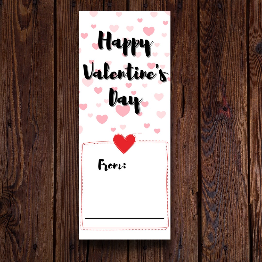 Cute Simple Printable Valentine's Day Cards for Kids, Printable ...