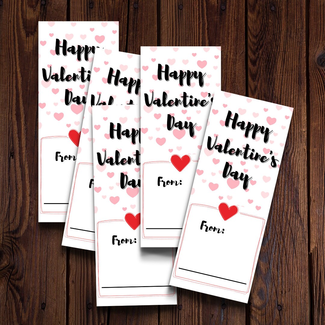 Cute Simple Printable Valentine's Day Cards for Kids, Printable ...
