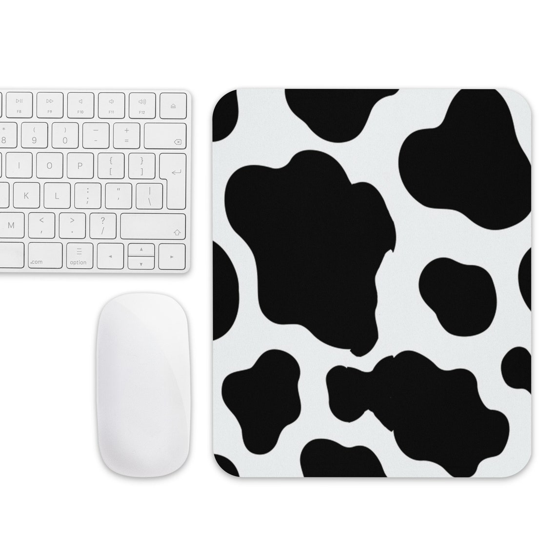 Custom Cow Print Mouse Pad, Cute Mouse Pad, Personalized Mouse Pad ...