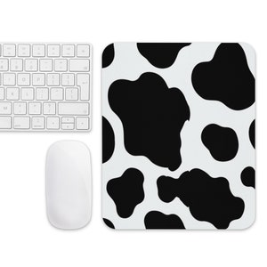 Custom Cow Print Mouse Pad, Cute Mouse Pad, Personalized Mouse Pad ...