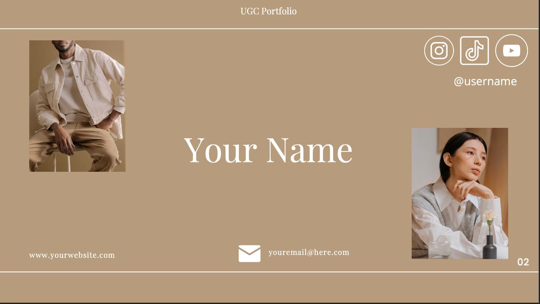 UGC Portfolio, UGC Template, Ugc Creator, User Generated Content, UGC ...