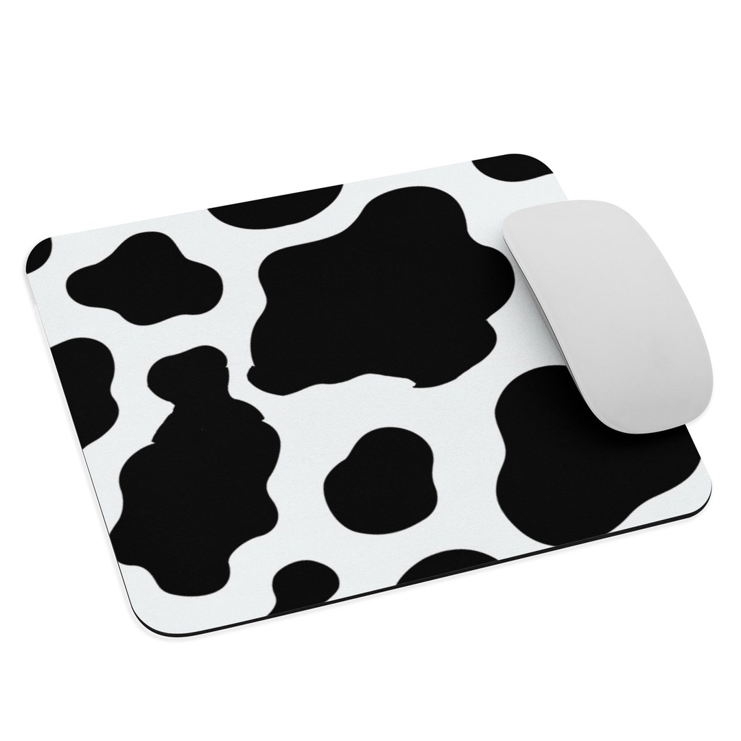 Custom Cow Print Mouse Pad, Cute Mouse Pad, Personalized Mouse Pad ...