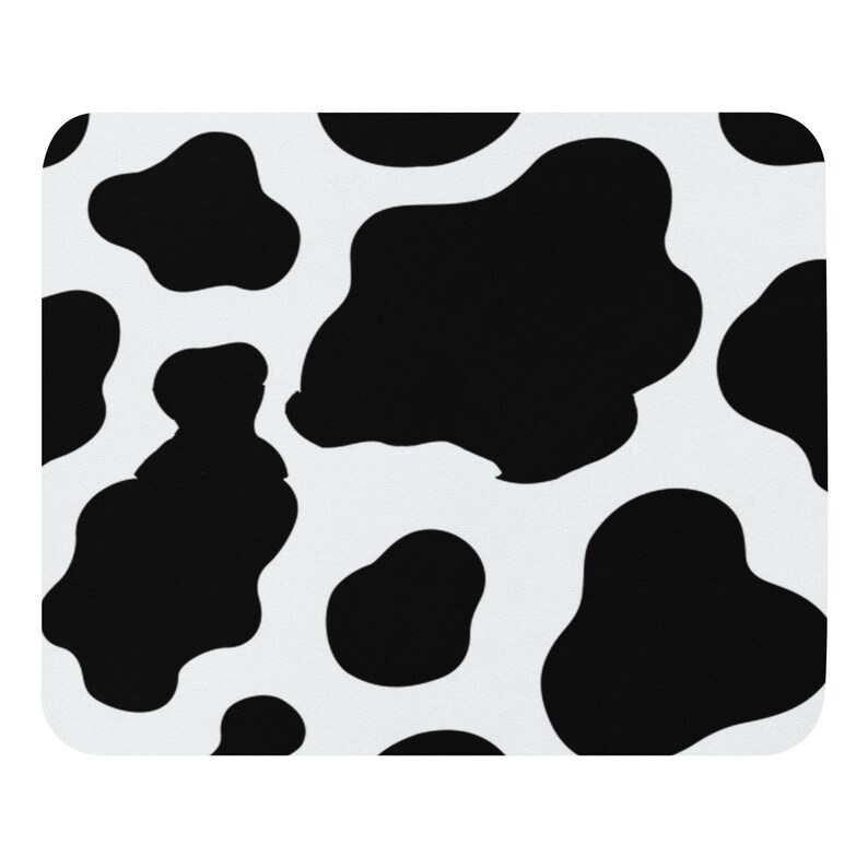 Custom Cow Print Mouse Pad, Cute Mouse Pad, Personalized Mouse Pad ...