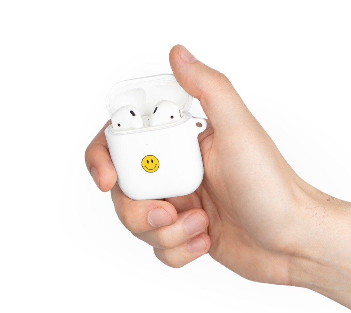 Smiley Face Case, Aesthetic AirPod Case, Custom Airpods Case & AirPod ...
