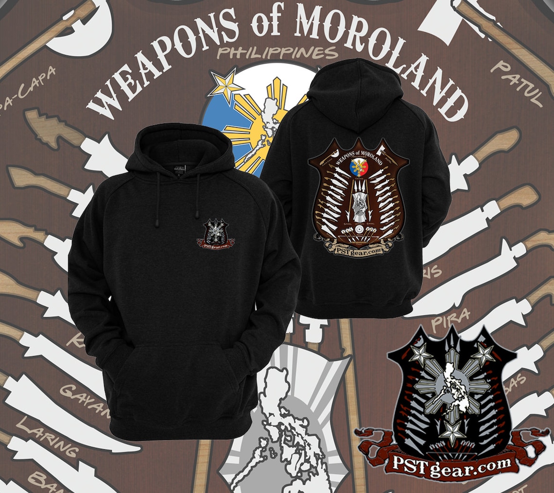Philippines Filipino Weapons of Moroland 3 Stars and Sun Pullover ...