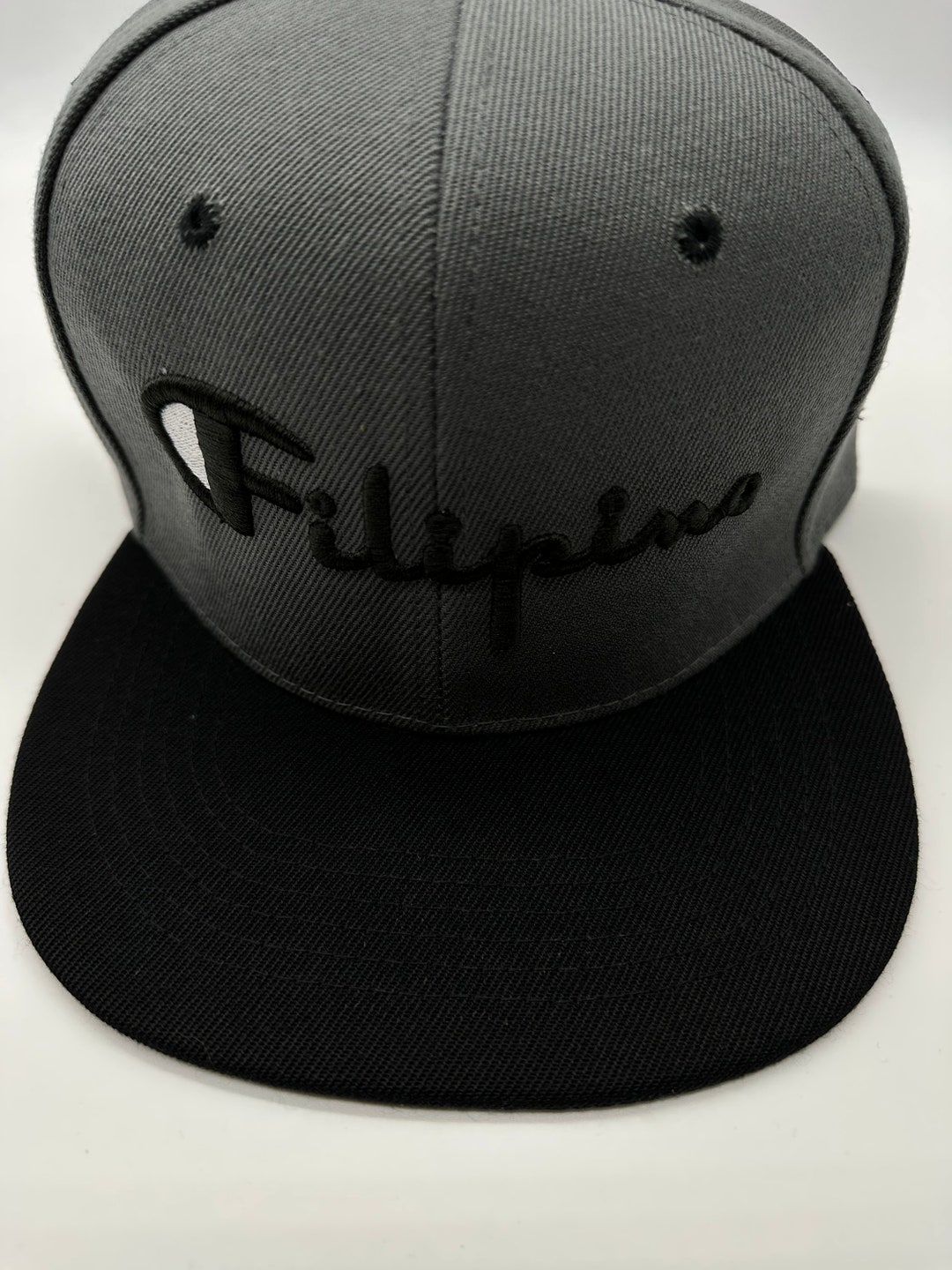 Philippines Filipino Gray and Black Snapback - Etsy