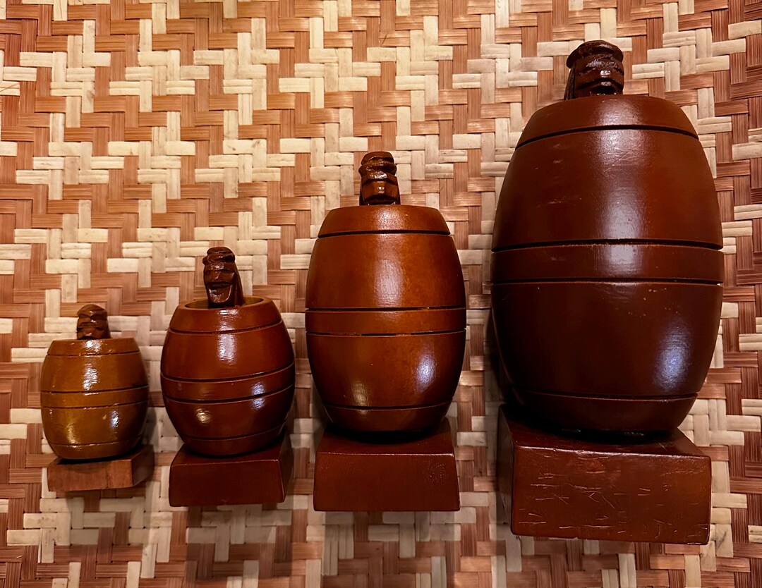 Philippines Filipino 3 Stars and Sun Wood Hand Carved Barrelman Barrel ...