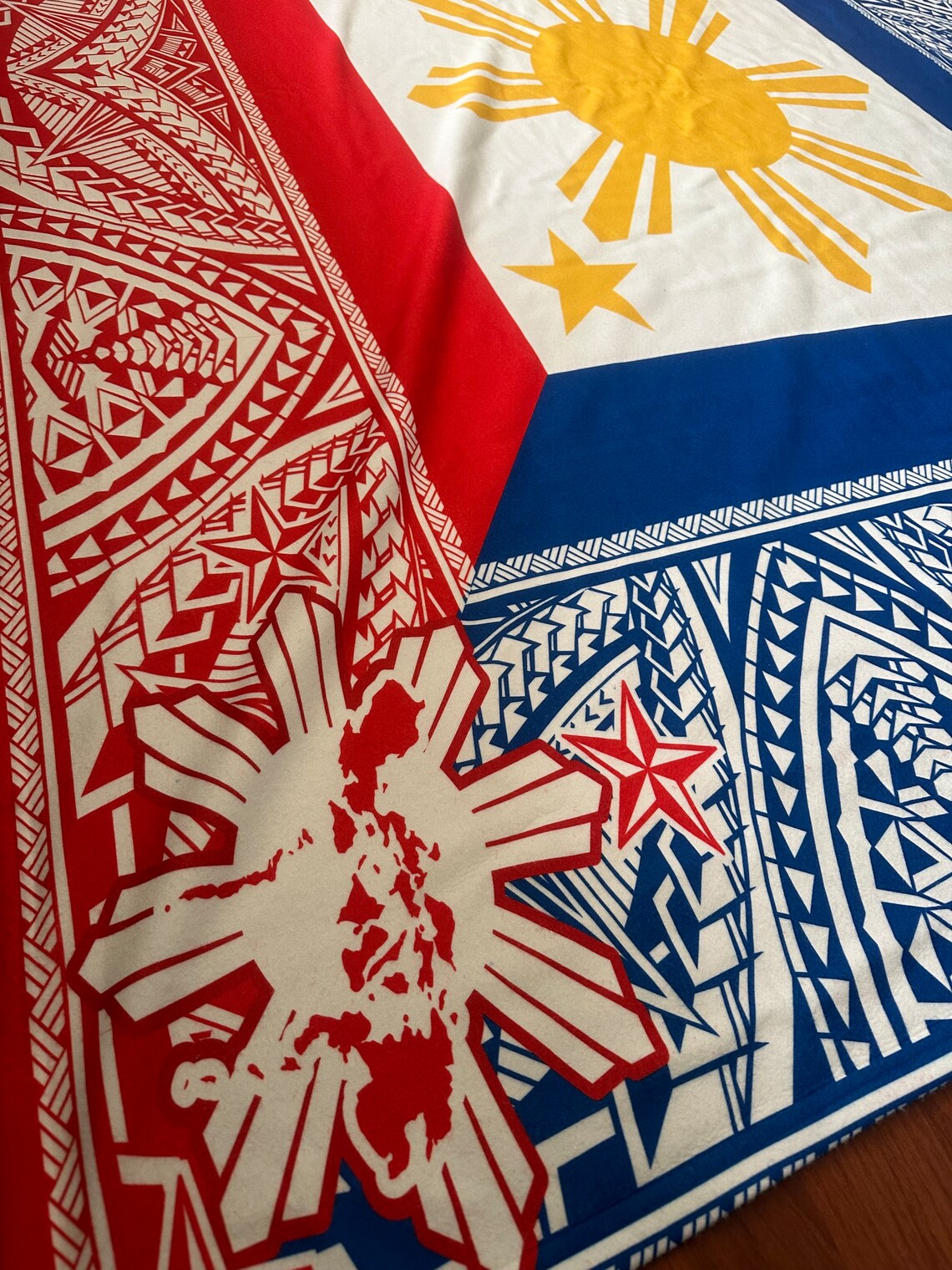 Philippines Filipino Bandana Pstgear Shield Filipino Tribal Blanket 60 ...