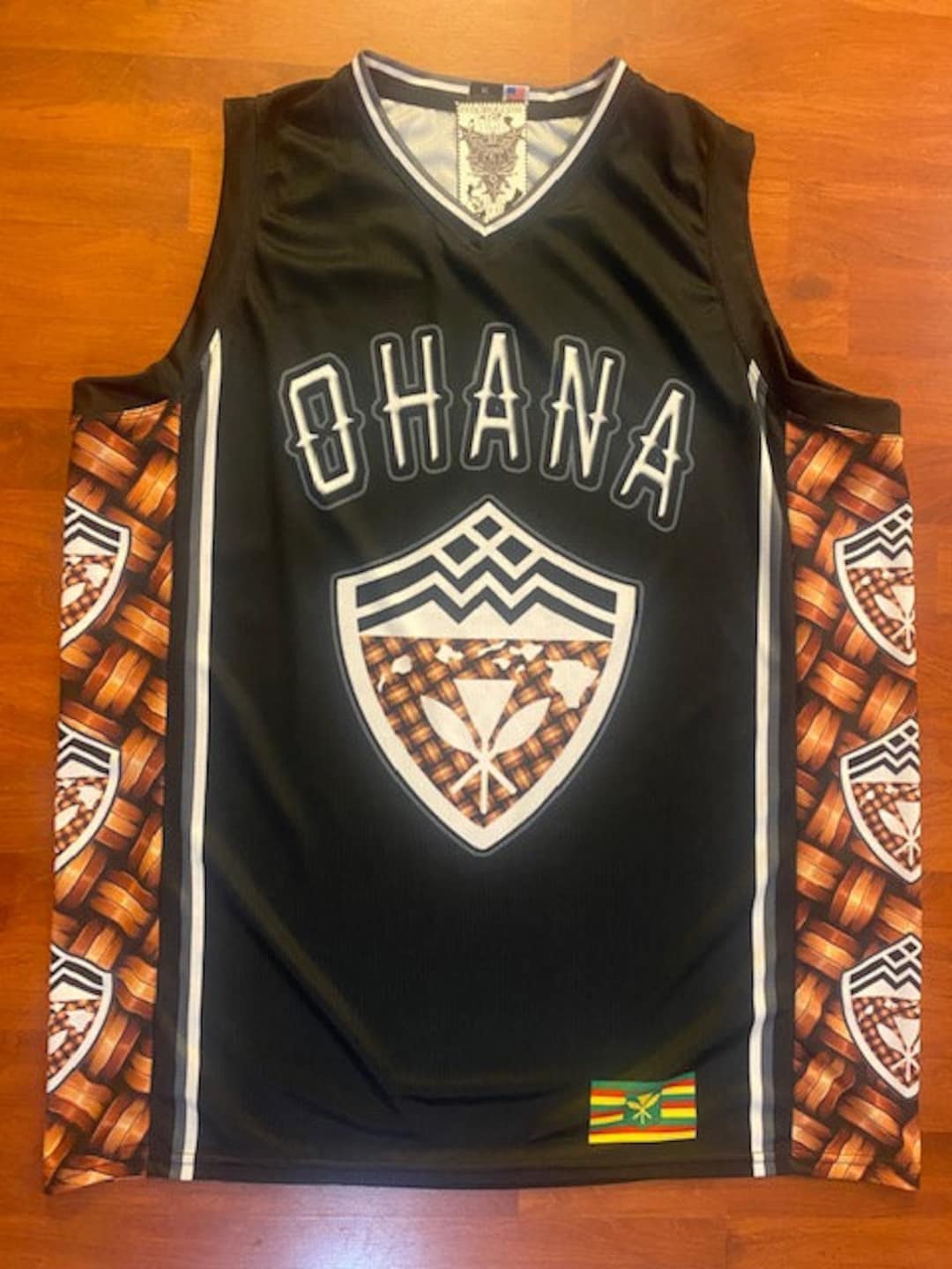 Hawaii Ohana Hawaiian Shield Weave Basketball Jersey - Etsy