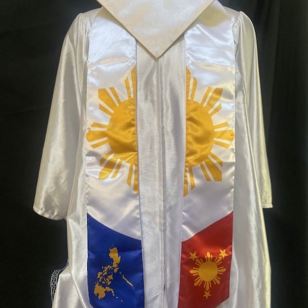 Philippines Graduation Stole Sash Filipino - Etsy
