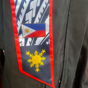 Philippines X Hawaii Graduation Stole Sash Tribal ISLANDER Style ...