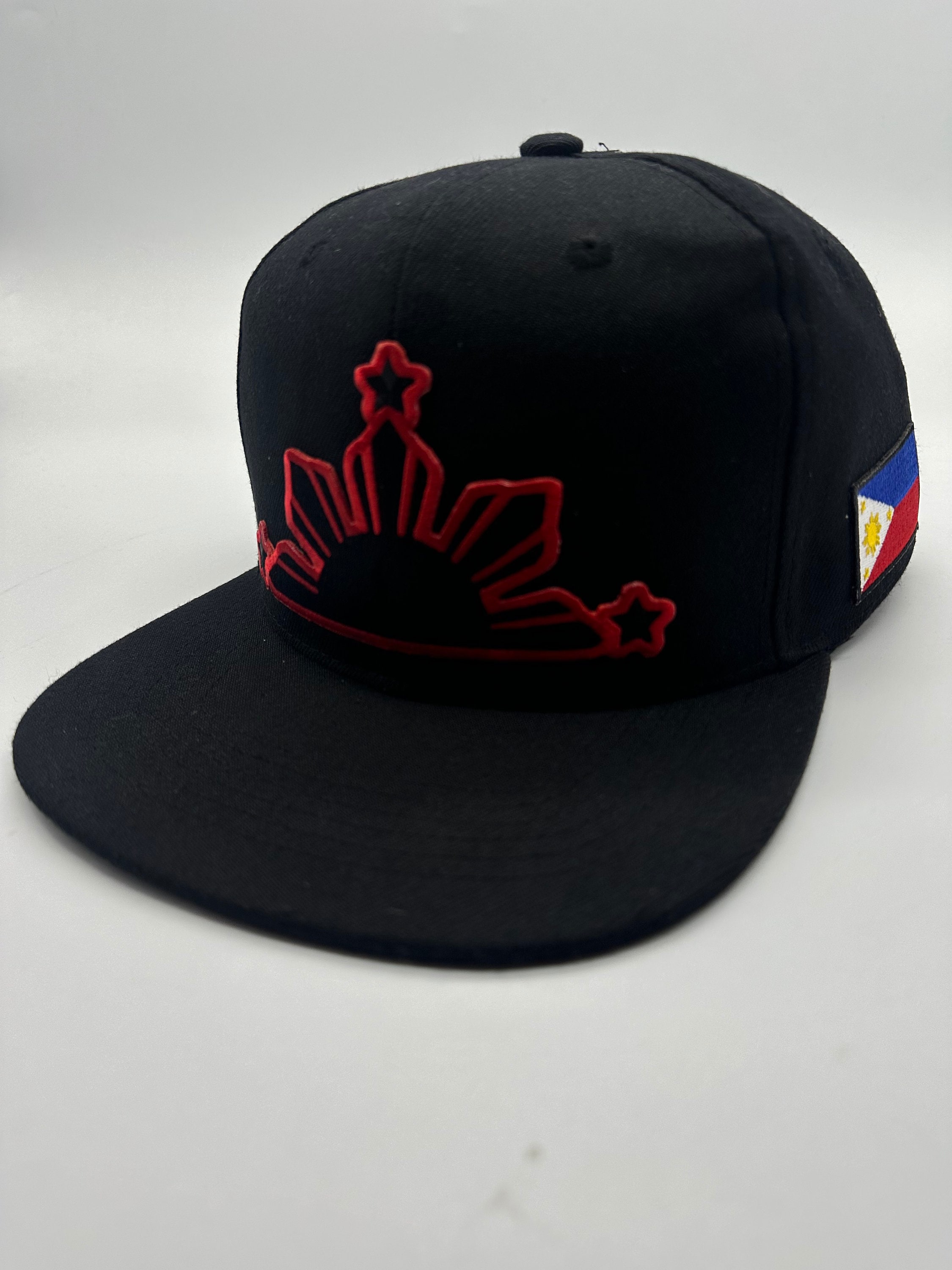 Filipino Philippines Pinoy Pinay 3 Stars and Sun Snapback Hat New Red ...
