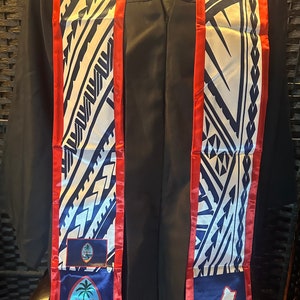 Guam Chamorro Chamorrita Chamoru Graduation Tribal 2024 Stole MADE IN ...