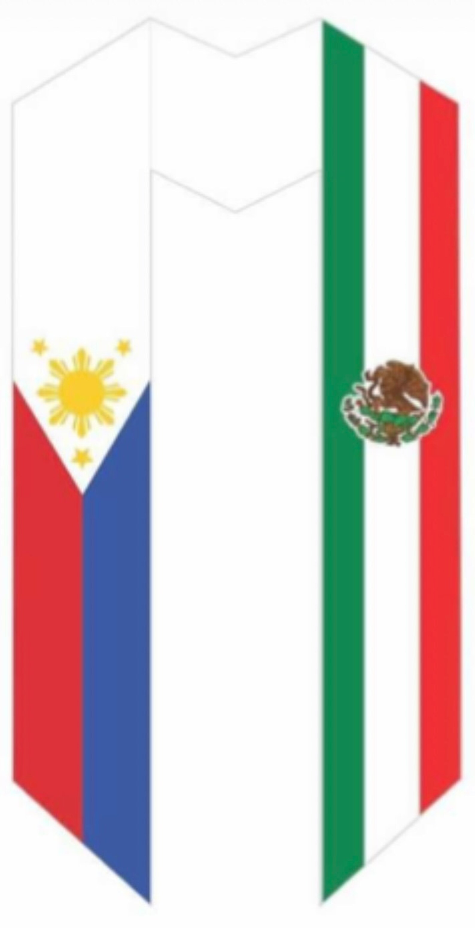 Philippines X Mexico Mestiso Filipino Mexican Hispanic 3 Stars and Sun ...