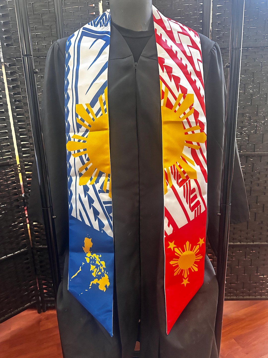 Philippines Filipino 3 Stars and Sun Graduation Stole Tribal 2025 MADE ...