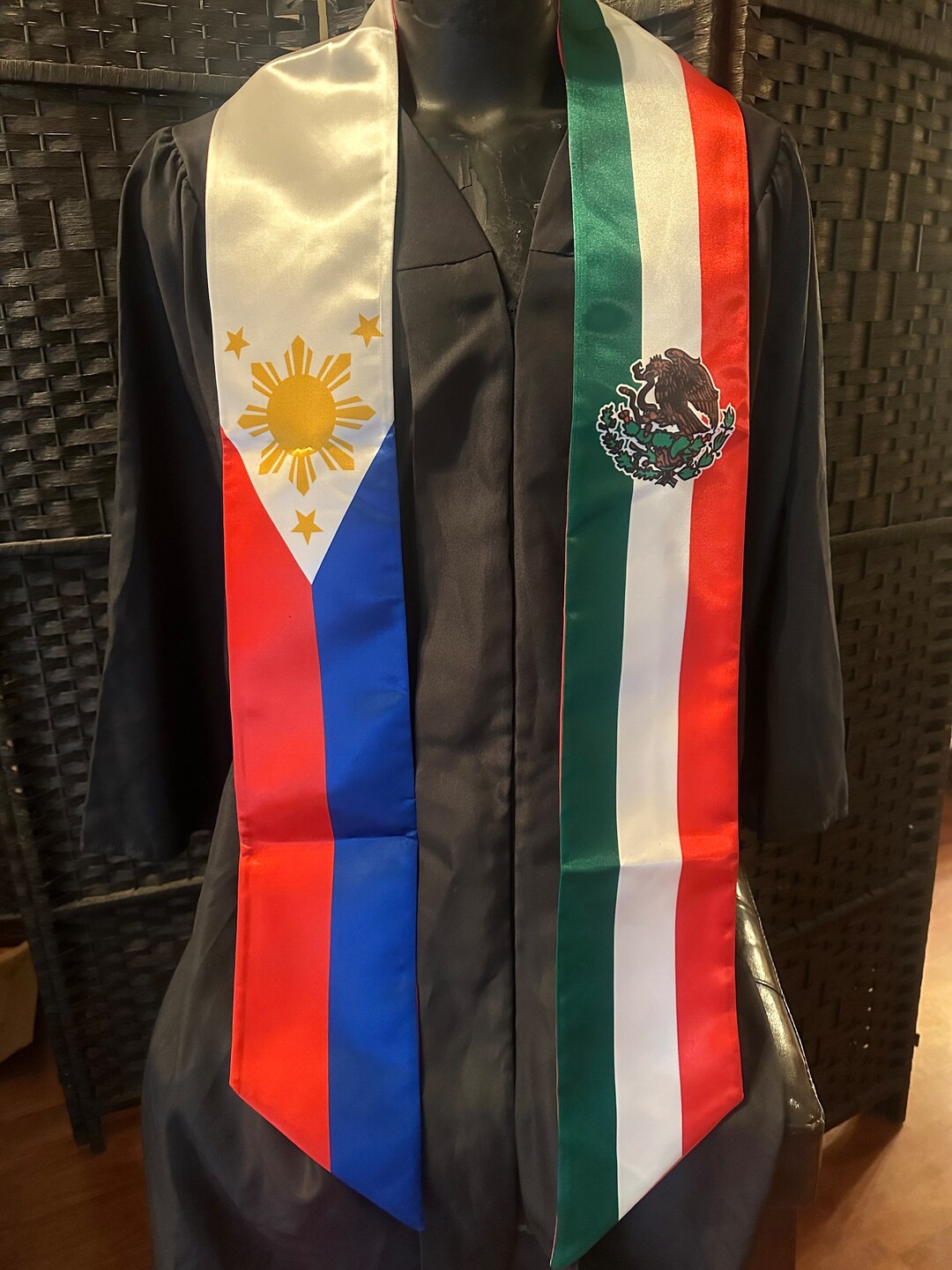 Philippines X Mexico Mestiso Filipino Mexican Hispanic 3 Stars and Sun ...