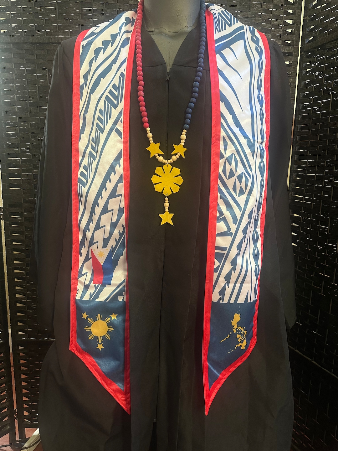 Philippines Filipino 3 Stars and Sun Graduation Stole MADE IN ...