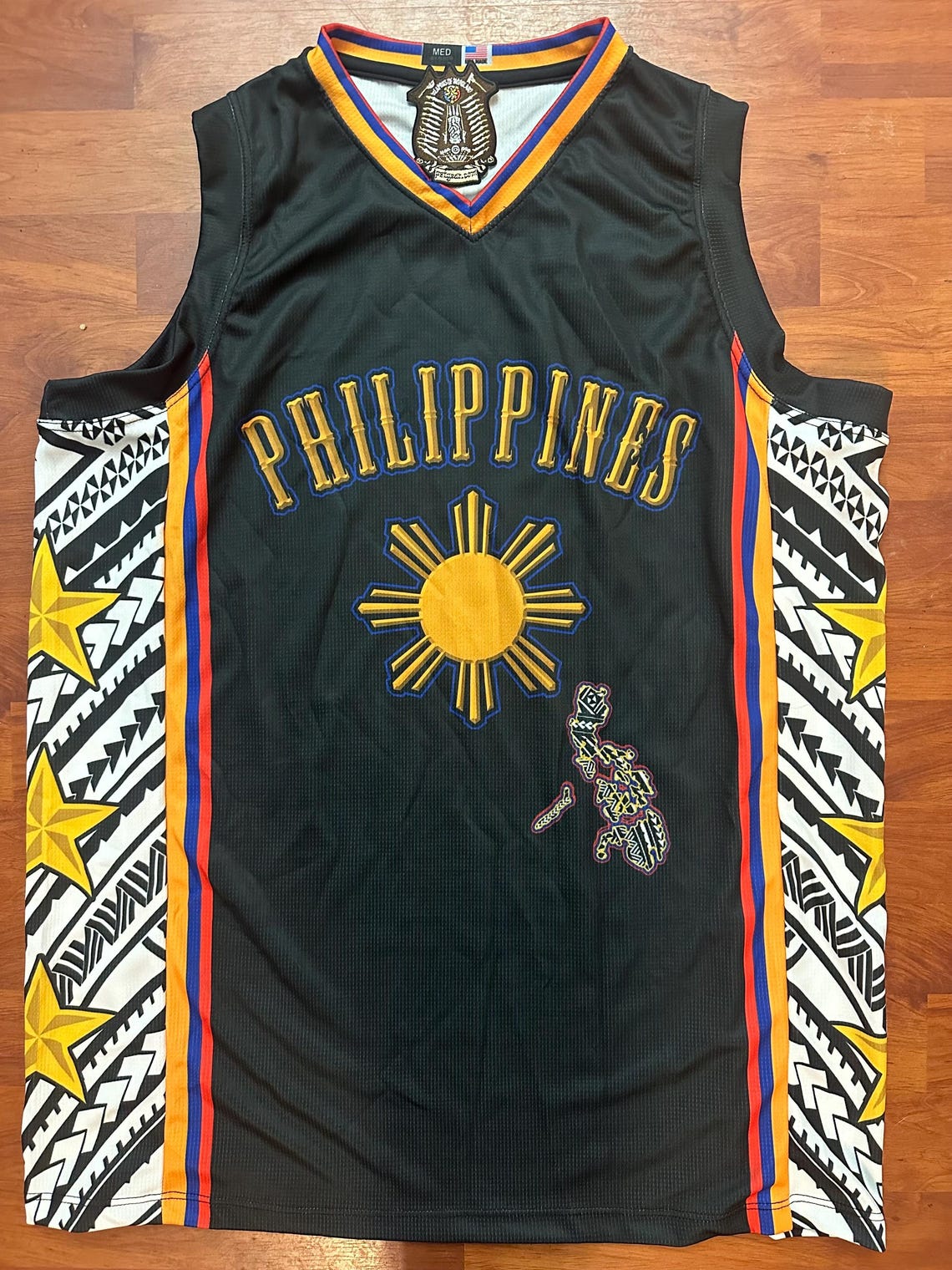 Philippines Filipino Tribal Traditional 3 Stars and Sun Basketball ...