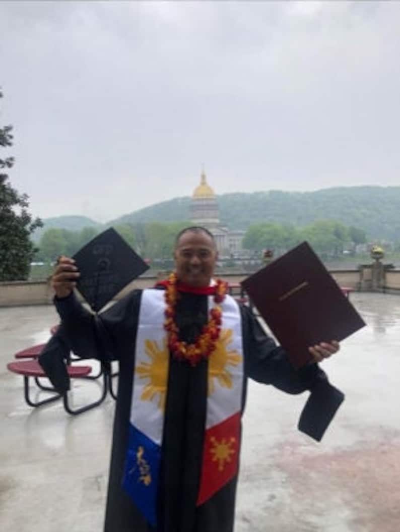 Philippines Filipino Flag Graduate Stole Flag 3 Stars and Sun ...