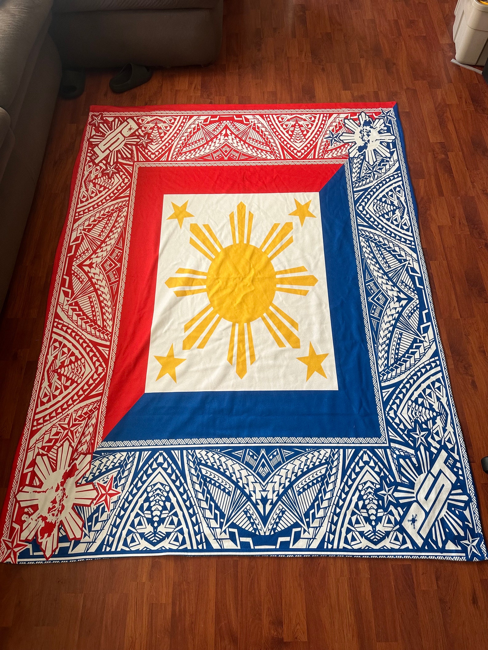 Philippines Filipino Bandana Pstgear Shield Filipino Tribal Blanket 60 ...