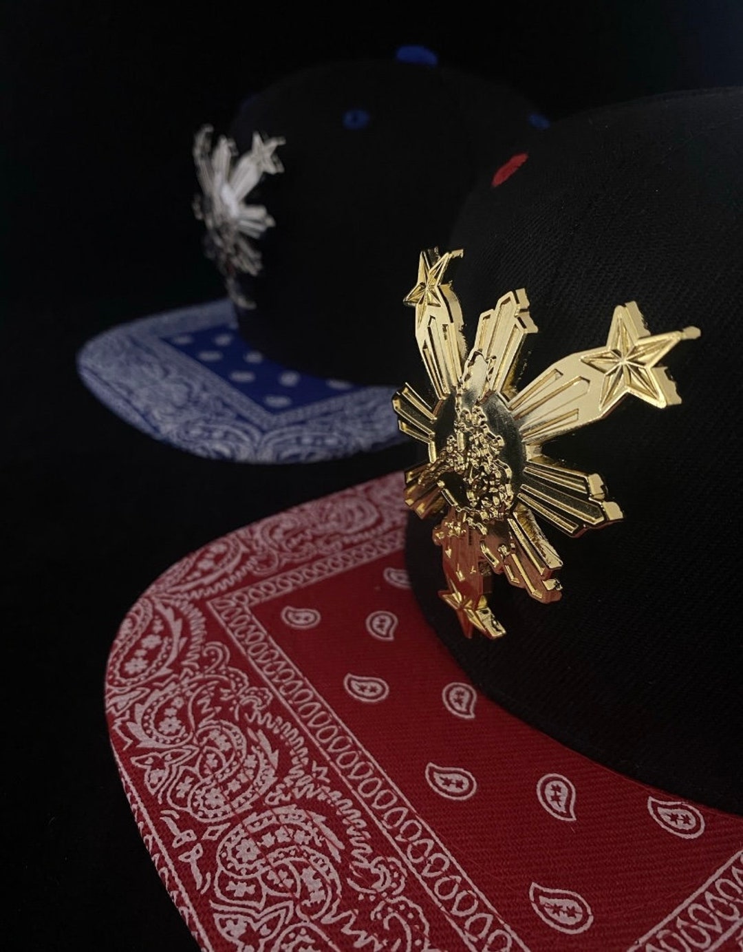 Philippines Filipino Bandana 3 Stars and Sun Steel Sun Bandana Hat - Etsy