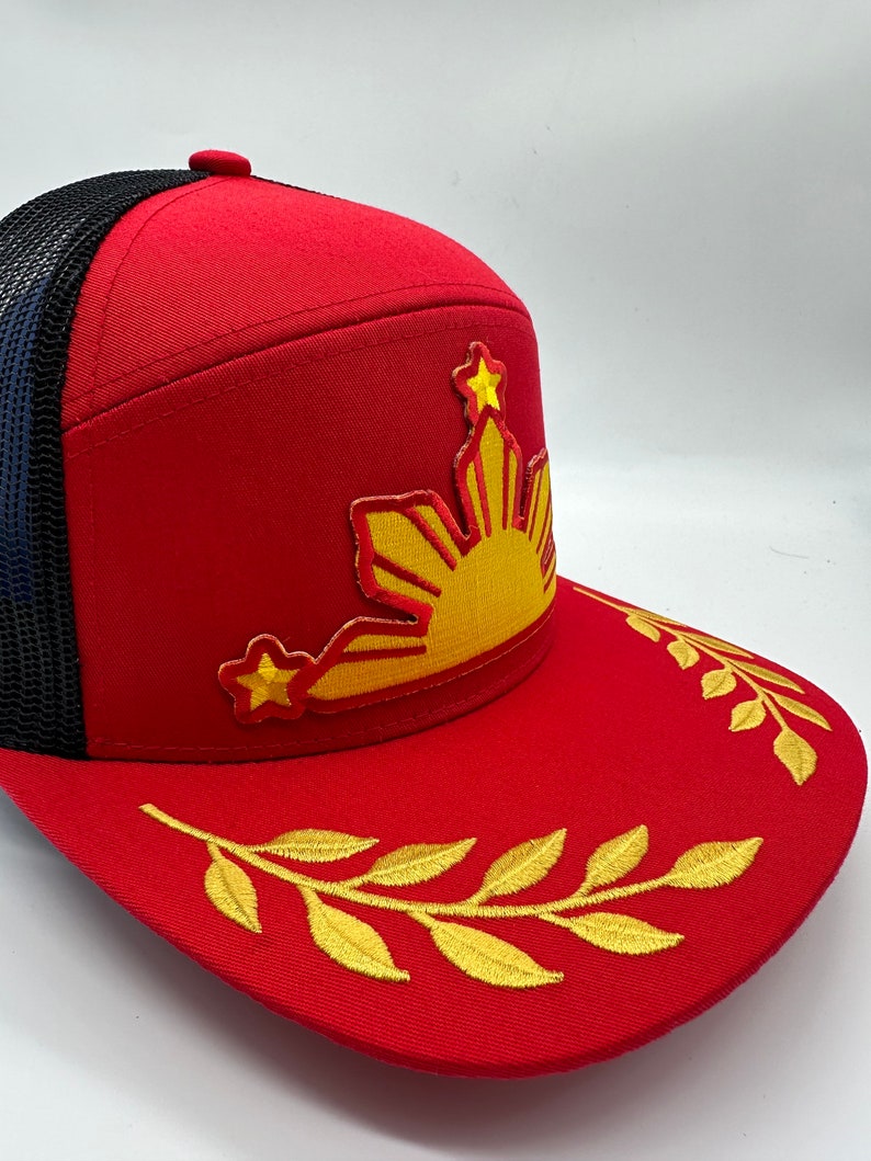 Philippines Filipino Tribal Banig Brim Weave 3 Stars and Sun Custom ...