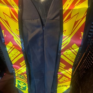 Hawaii Hawaiian Ohana Family Tribal Red and Yellow Kanaka Graduation ...