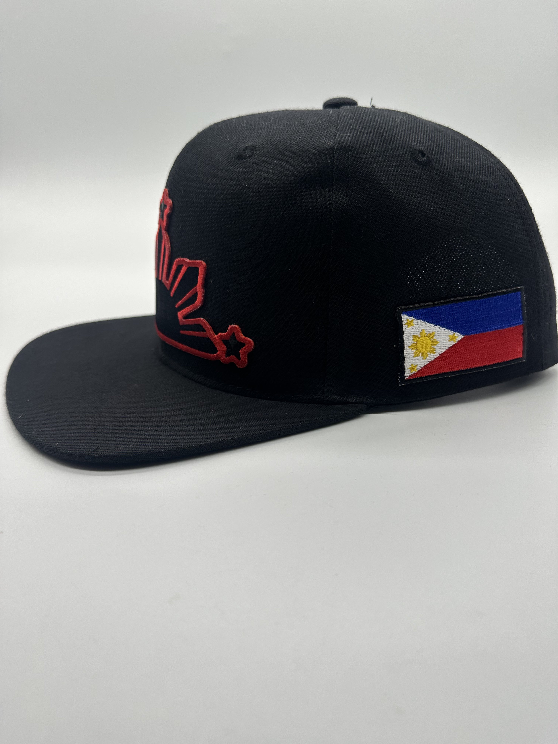 Filipino Philippines Pinoy Pinay 3 Stars and Sun Snapback Hat New Red ...