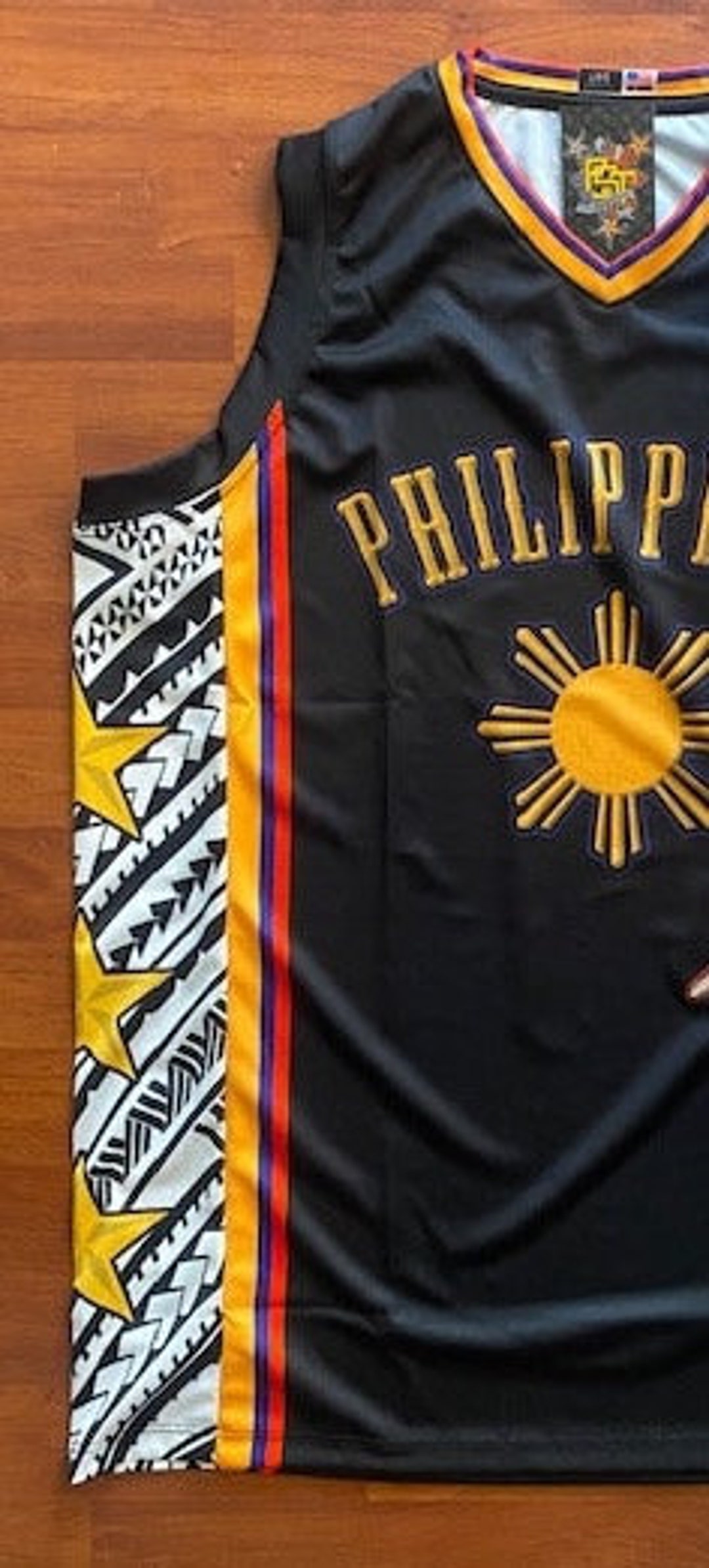 Philippines Filipino Tribal Traditional 3 Stars and Sun Basketball ...