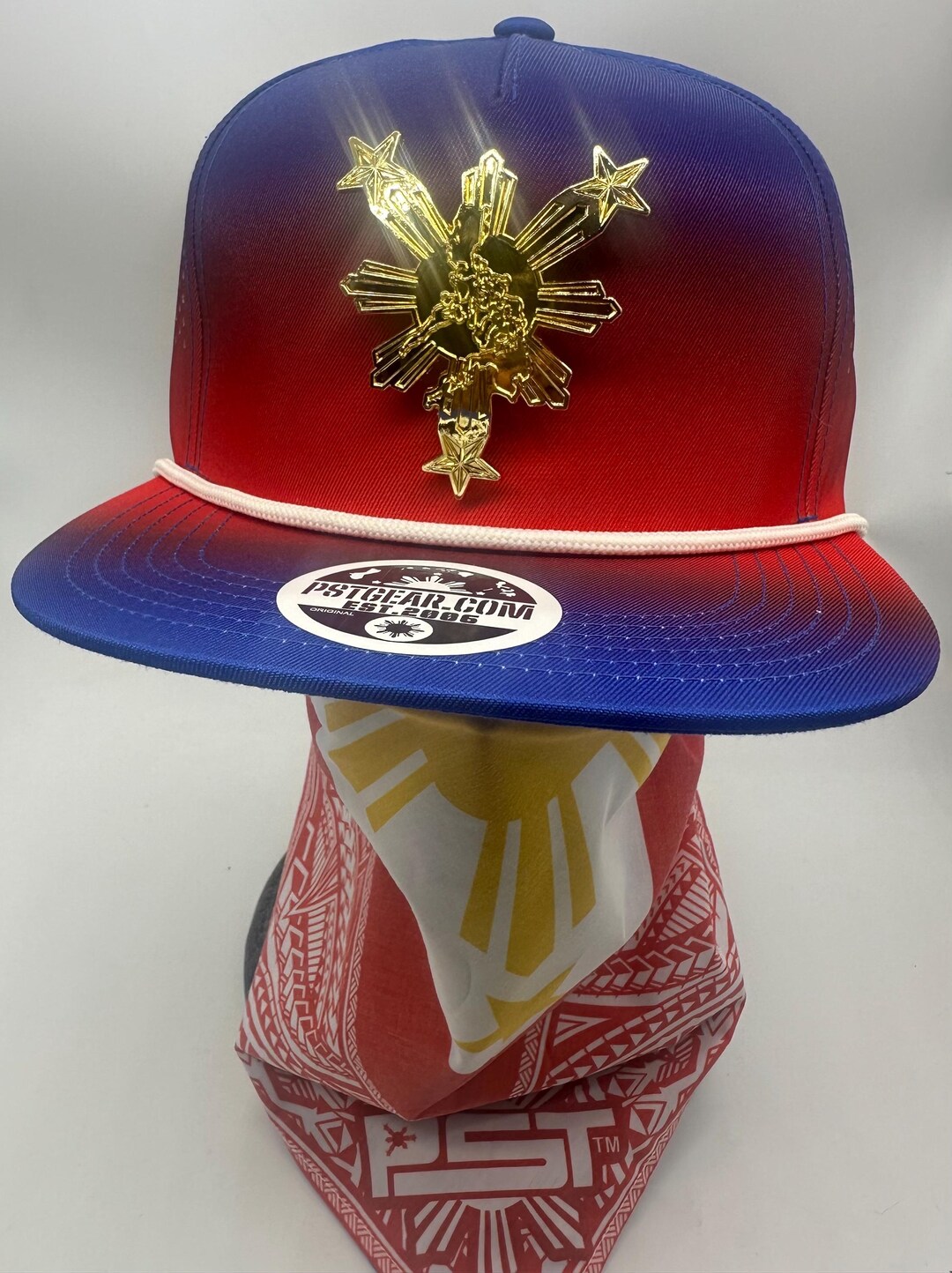 Philippines Filipino Bandana 3 Stars and Sun Steel Sun Bandana Hat ...