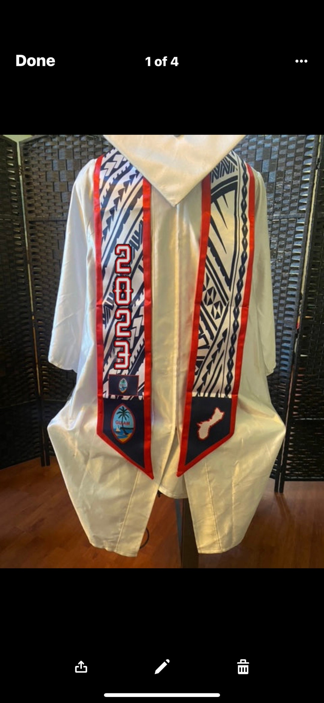 Guam Chamorro Chamorrita Chamoru Graduation Tribal 2023 Stole - Etsy