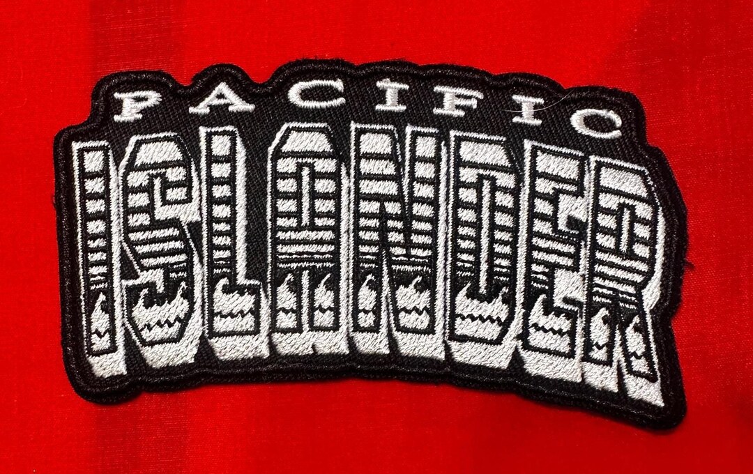 Pacific Islanders Wavy Patch Philippines Hawaii Guam Samoa Patch 5" X 2 ...