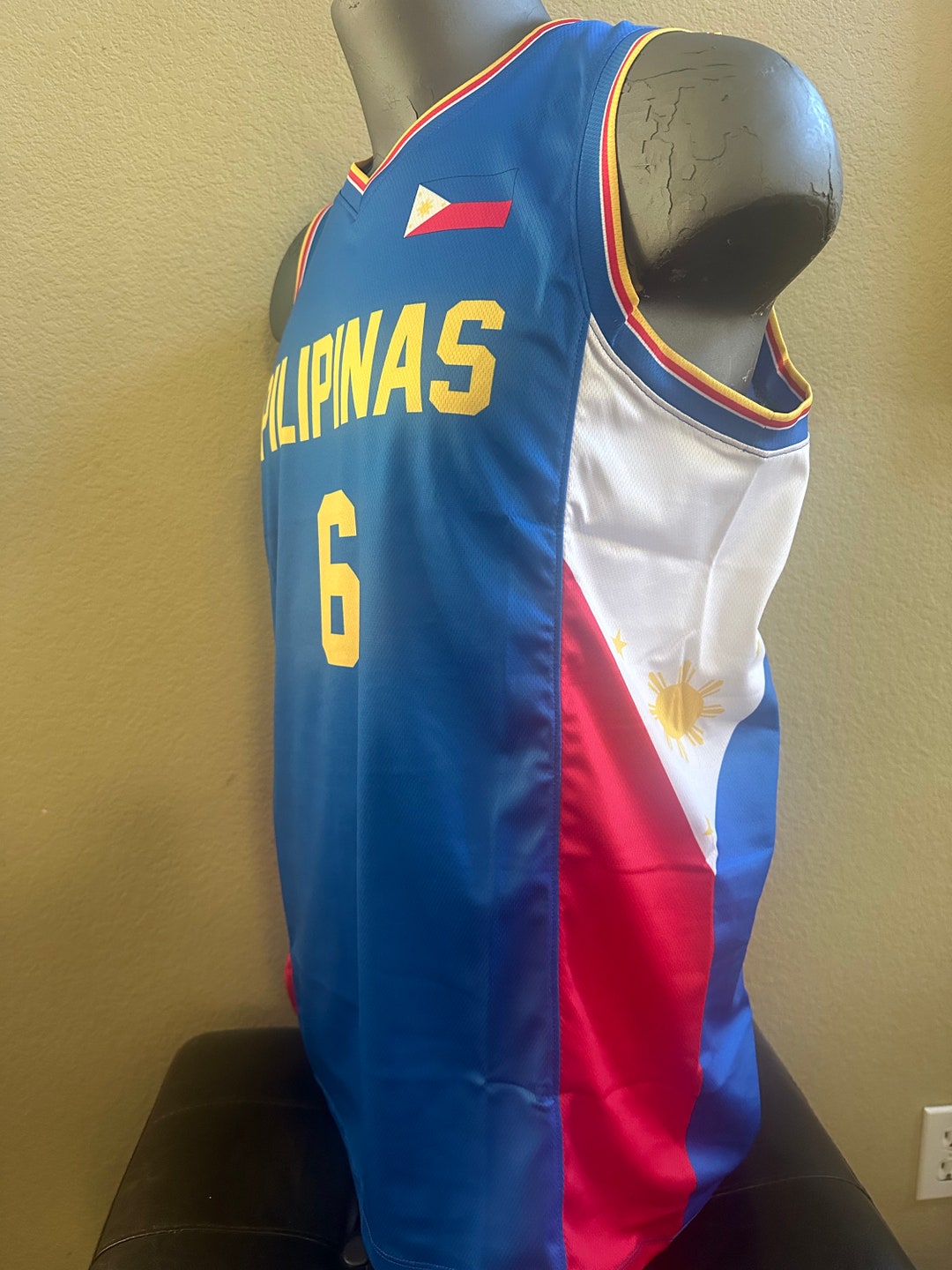 Philippines Filipino Flag Clarkson 3 Stars and Sun Basketball Jersey - Etsy