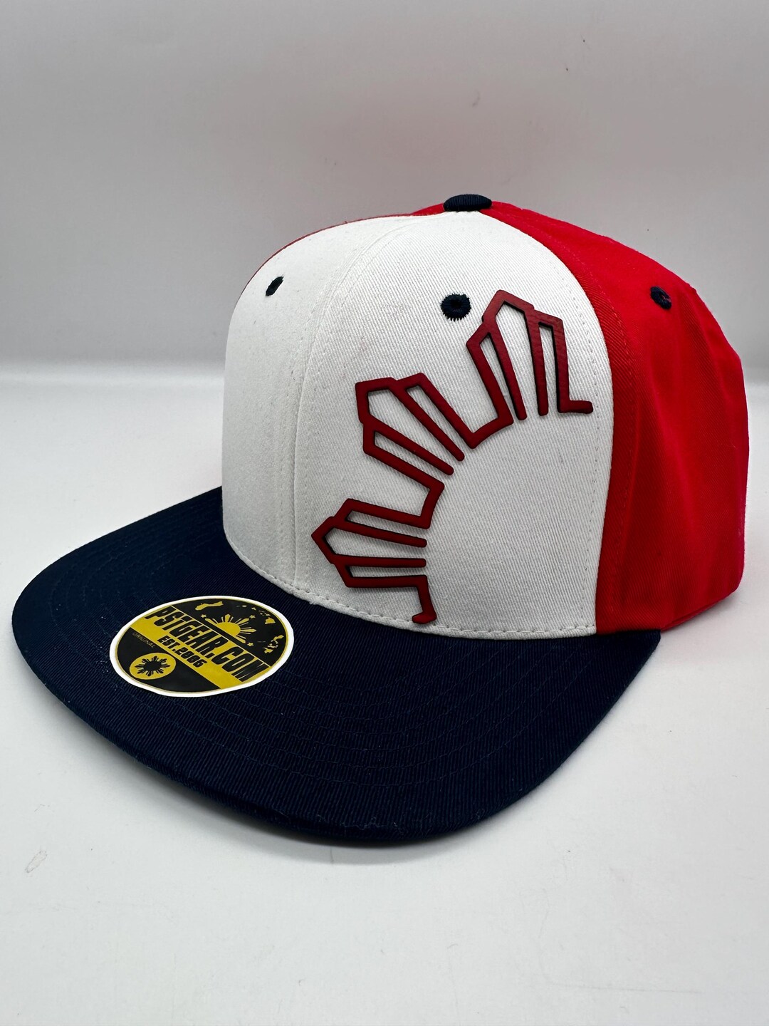 Philippines Filipino Islands Tribal Brim Islands Rising Sun Red Leather ...