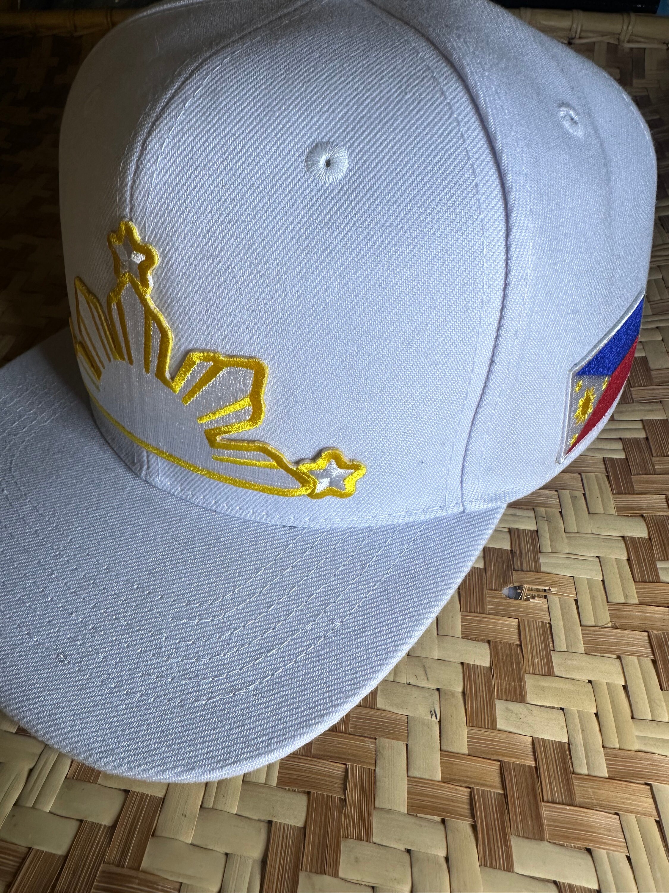 Filipino Philippines Flag Pinoy Pinay 3 Stars and Sun Snapback Hat ...
