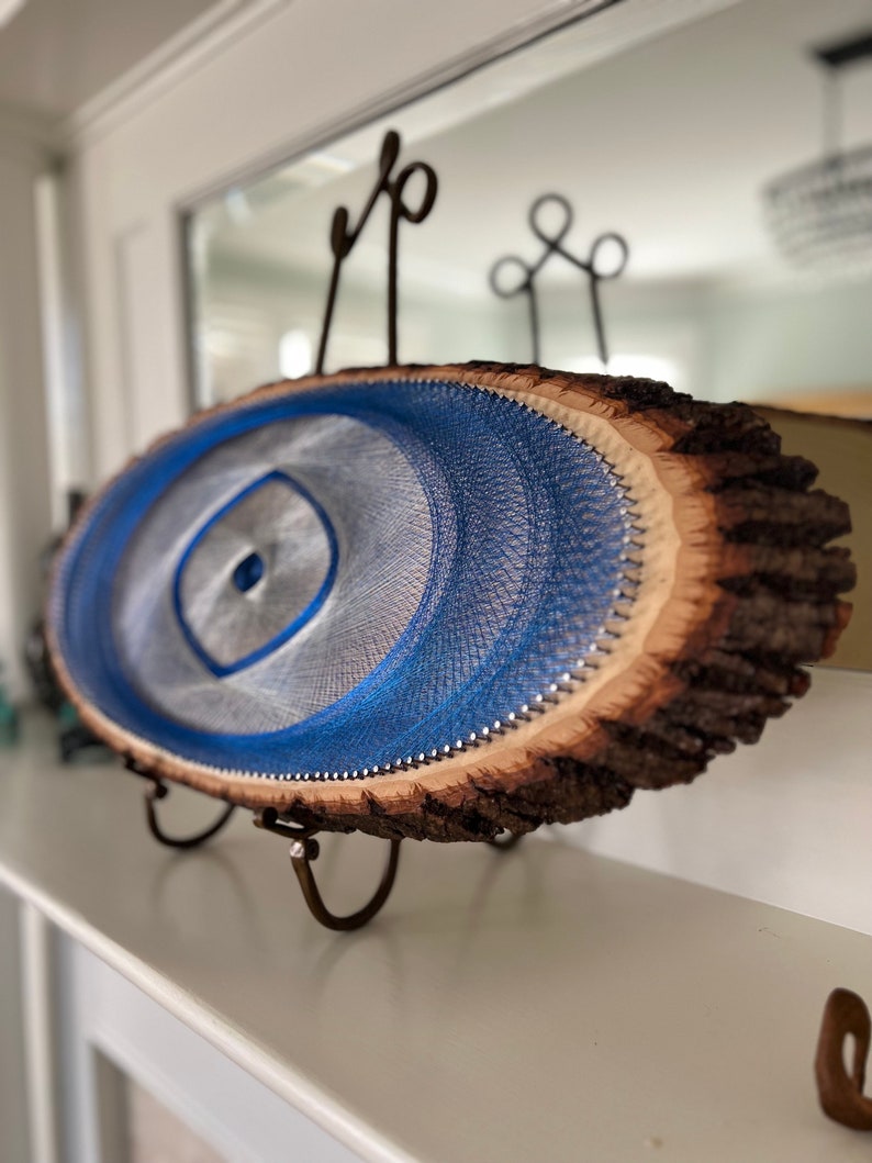 Evil Eye Wall Decor, Evil Eye String Art, Handmade Unique Artwork - Etsy