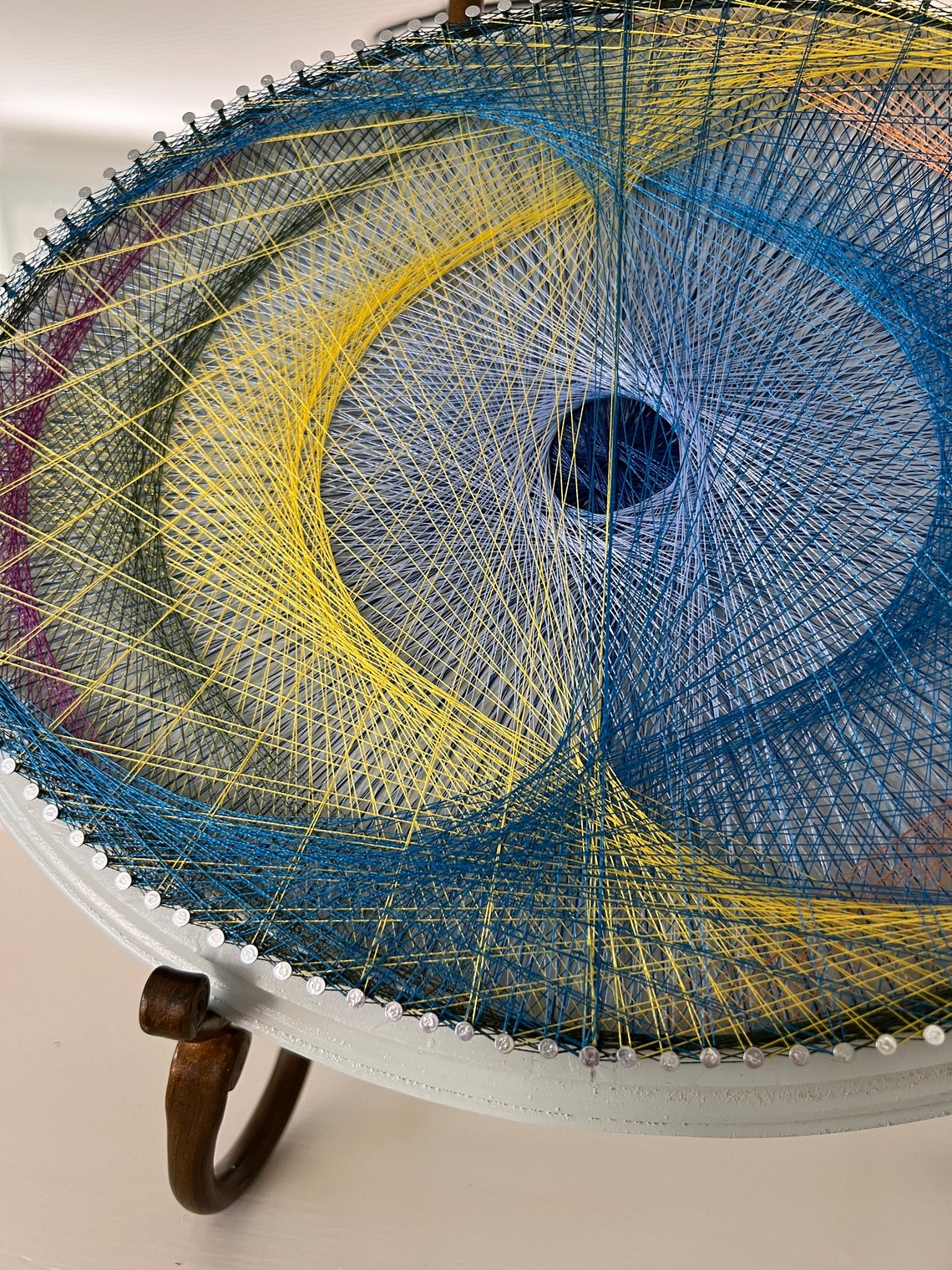 Minimalist String Art, Eye Thread Art, Dainty Wall Decoration, Unique ...