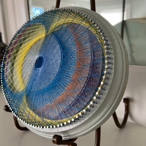 Minimalist String Art, Eye Thread Art, Dainty Wall Decoration, Unique ...