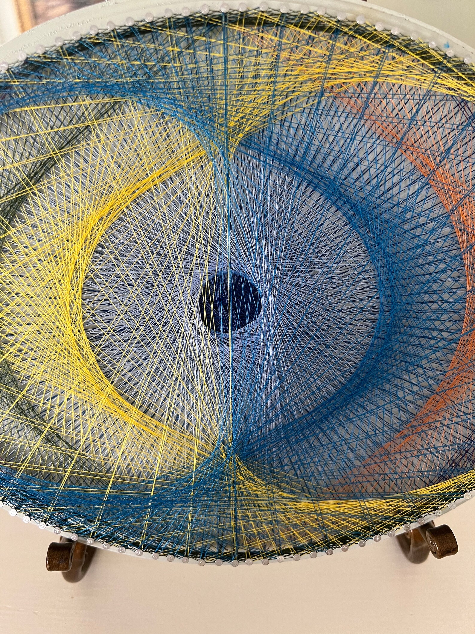 Minimalist String Art, Eye Thread Art, Dainty Wall Decoration, Unique ...