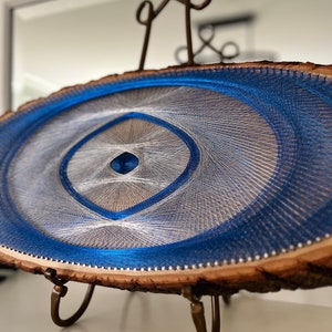Evil Eye Wall Decor, Evil Eye String Art, Handmade Unique Artwork - Etsy
