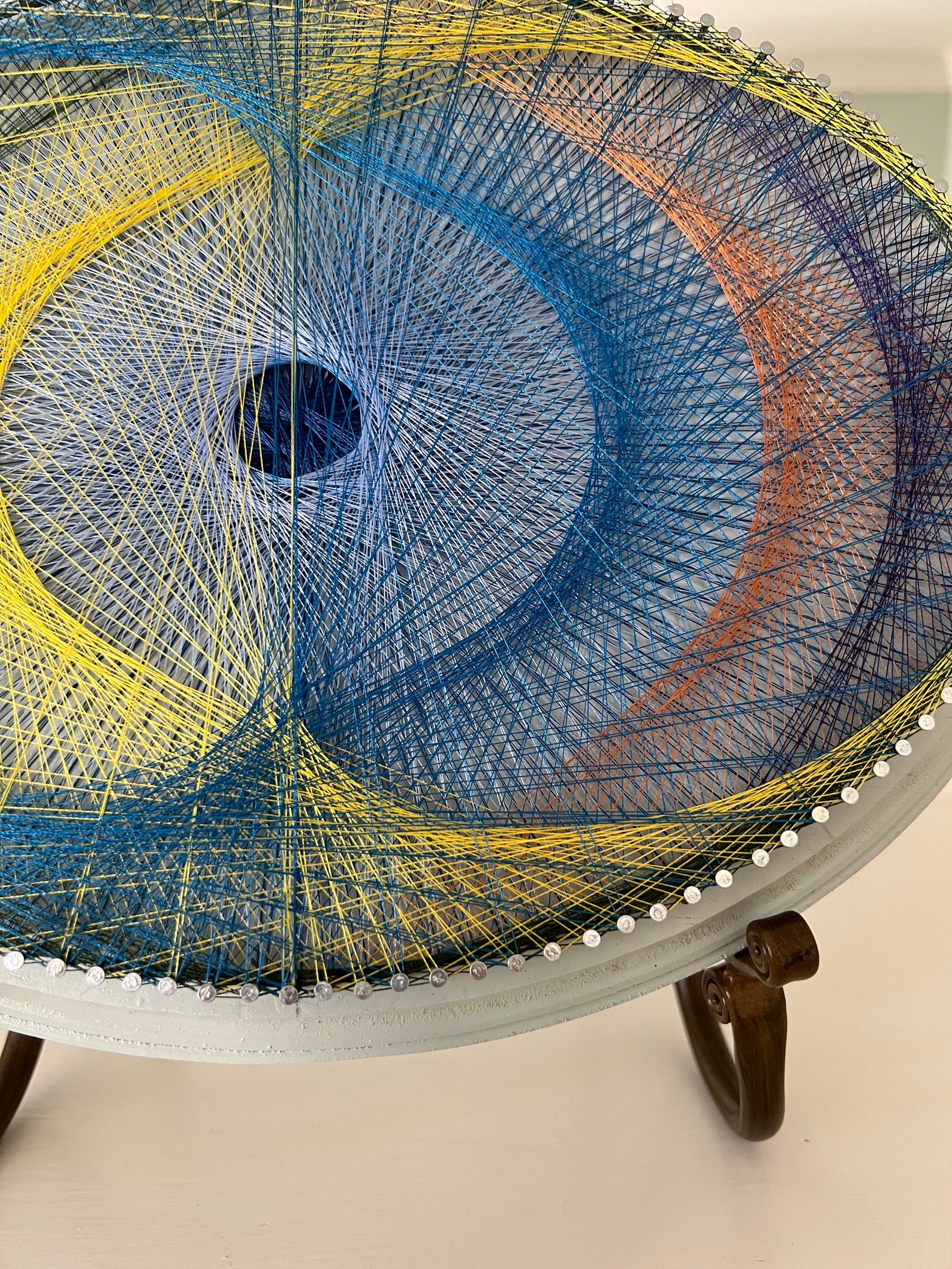 Minimalist String Art, Eye Thread Art, Dainty Wall Decoration, Unique ...