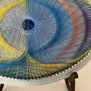 Minimalist String Art, Eye Thread Art, Dainty Wall Decoration, Unique ...