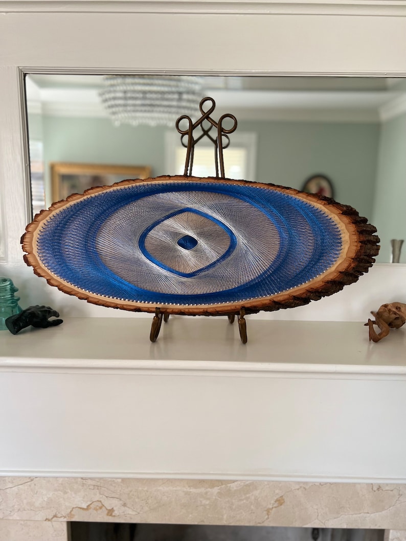 Evil Eye Wall Decor, Evil Eye String Art, Handmade Unique Artwork - Etsy