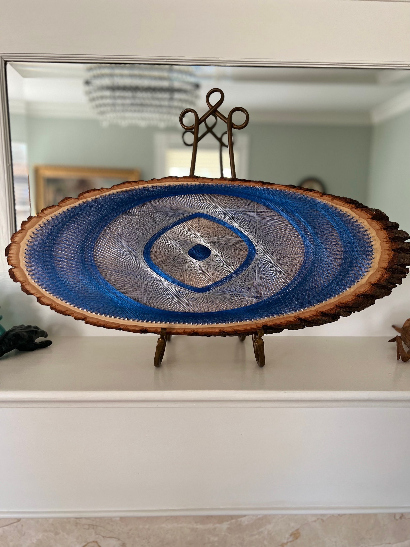 Evil Eye Wall Decor, Evil Eye String Art, Handmade Unique Artwork - Etsy