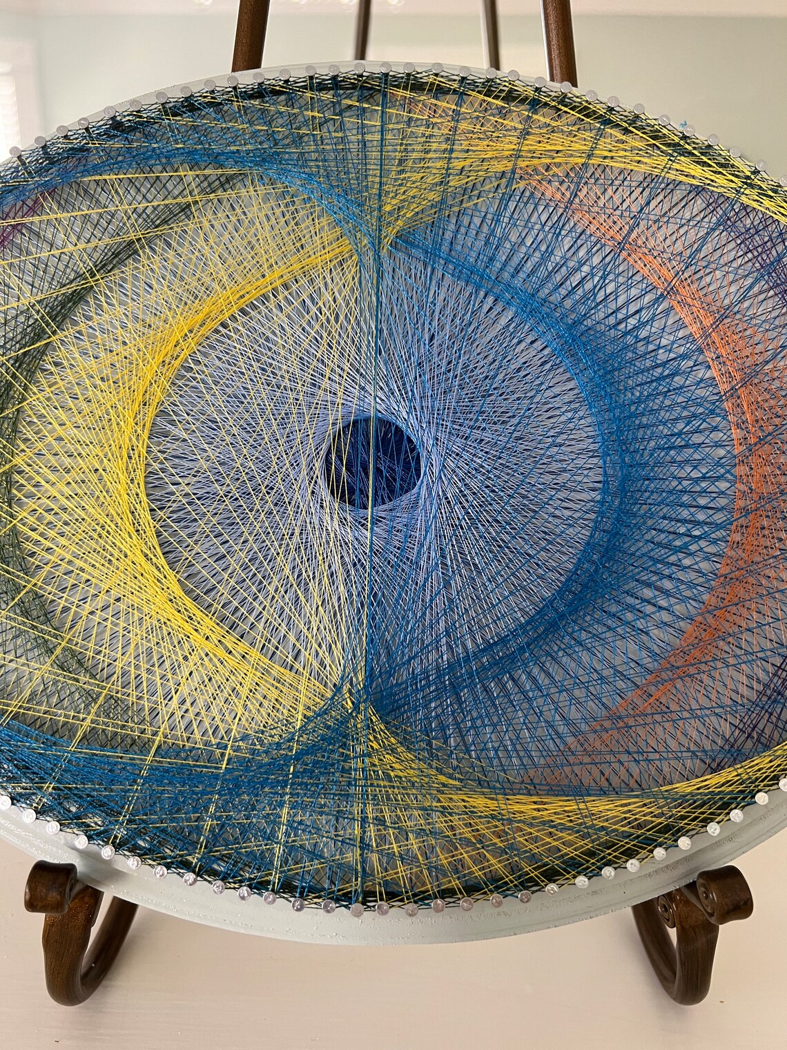 Minimalist String Art, Eye Thread Art, Dainty Wall Decoration, Unique ...