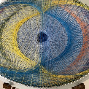 Minimalist String Art, Eye Thread Art, Dainty Wall Decoration, Unique ...